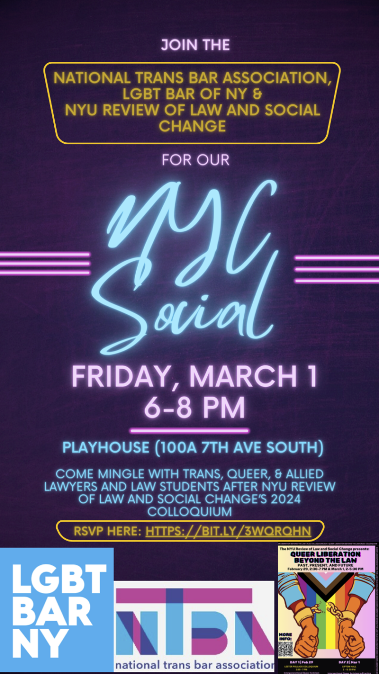 Events - National Trans Bar Association